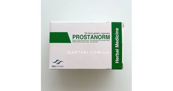 Prostanorm Простанорм для покращення функції простати 30 капсул Єгипет
