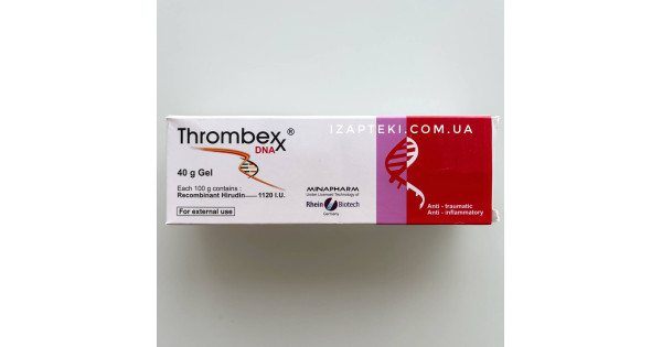 Thrombex DNA гель 40 г Єгипет (Тромбекс від варикозу)