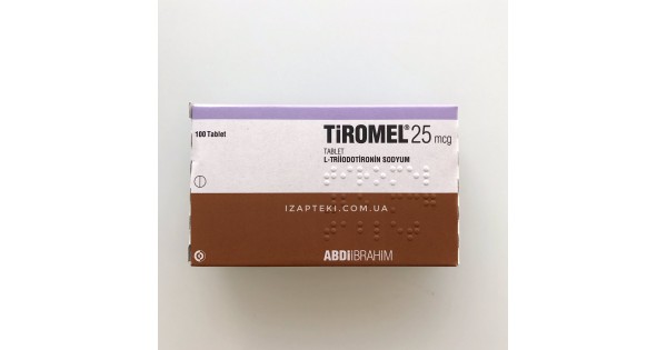 Тиромель (Tiromel, Цитомель, Лиотиронин) 25мкг №100 - 222001